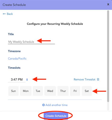 How To Create And Automate A Schedule