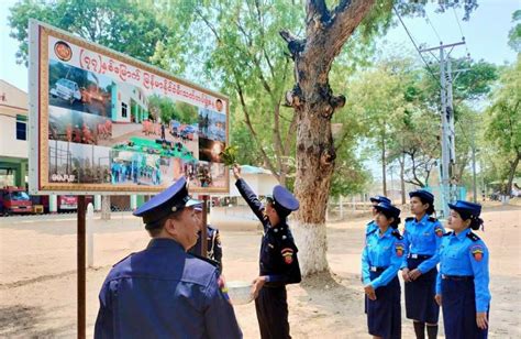 ၇၇ နှစ်မြောက် မြန်မာနိုင်ငံမီးသတ်တပ်ဖွဲ့နေ့ကို ကြိုဆိုဂုဏ်ပြုသောအားဖြင့် ညောင်ဦးခရိုင် မီးသတ