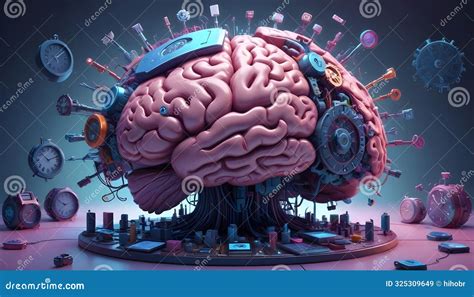 Realistic 3d Fusion Of Brain And Computer Biological Computing Neuro Processors Ai And Agi