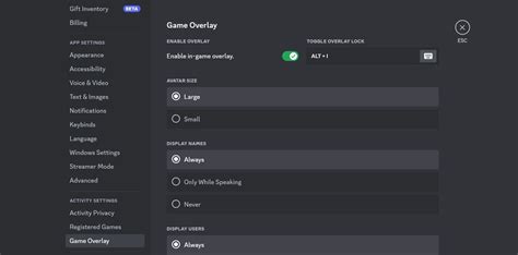 How To Enable Or Disable The Game Overlay In Discord