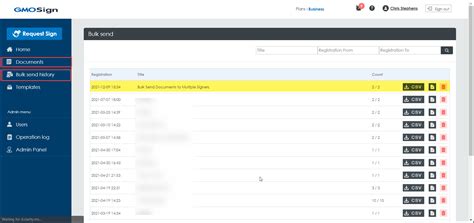 Bulk Send Documents For Signatures Via CSV File GMO Sign Help Center