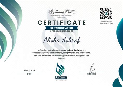 alisha ashraf on linkedin completed an intensive data analyst course