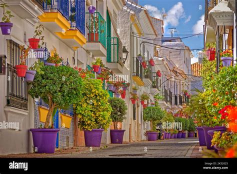 The Old Town Area Of Estepona On The Costa Del Sol Part Of Malaga