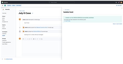 Host Isolation 714 Docs · Issue 742 · Elasticsecurity Docs · Github