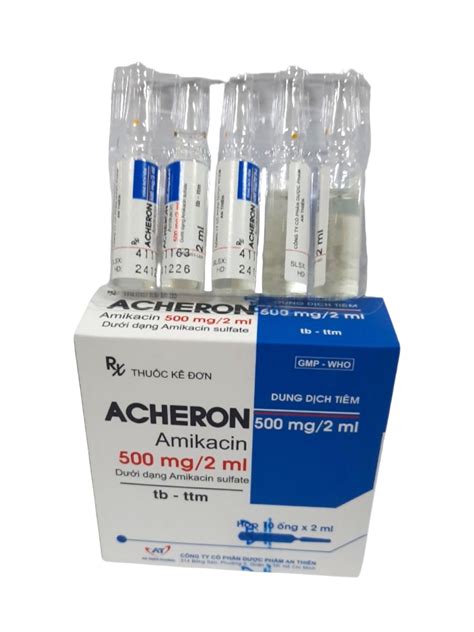 Acheron Amikacin 500m 2ml An Thiên H 10o 2ml