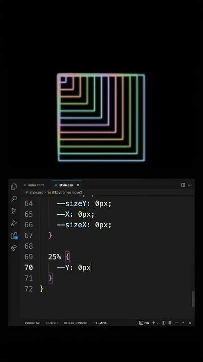😱 Create A Unique Animation Using Html Css And Js Shortsfeed