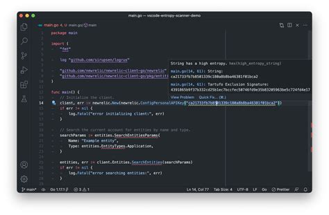 Github Wayneashleyberryvscode Entropy Scanner Entropy Scanner Is A