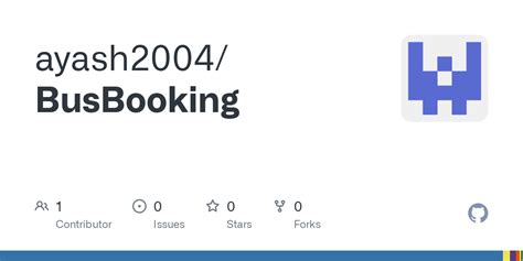 GitHub Ayash2004 BusBooking