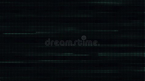 Abstract Animated Background With Blue Dots Lighting Up And Fading Technological Background