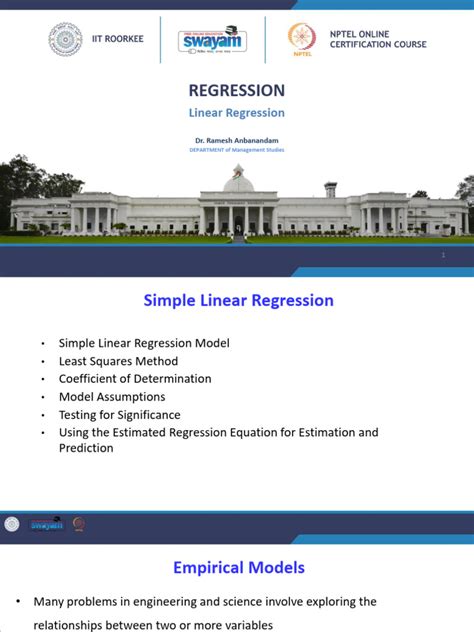 Lecture 28 Linear Regression 1 Pdf