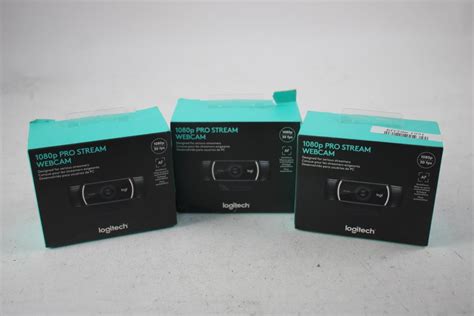Logitech P Pro Stream Webcam Lot Pieces Property Room