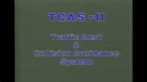Traffic Collision And Avoidance System TCAS YouTube