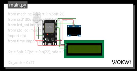 Oled Displaydht1122py Wokwi Esp32 Stm32 Arduino Simulator