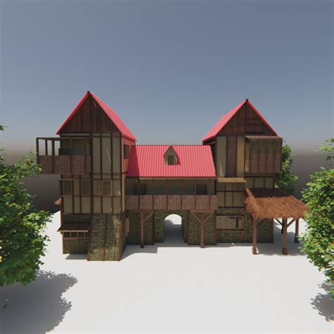 Artstation Medieval House Design