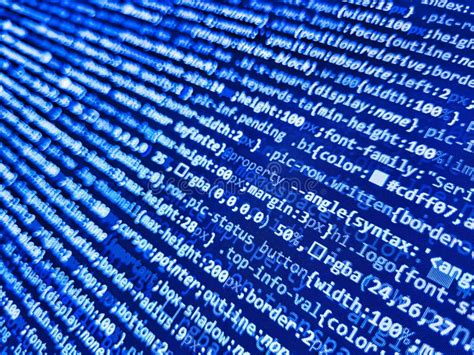 Abstract Screen Of Web Developer Web Abstract Programming And Created Virus On Laptop Screen