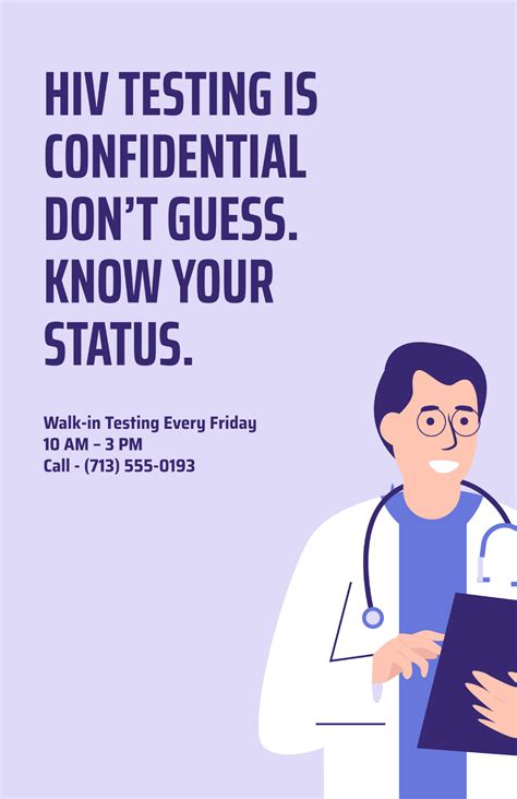 Free Hiv Aids Poster Templates Editable And Printable