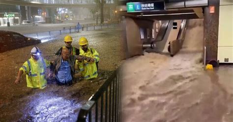 [영상] 1884년 이후 최대입니다 천문대도 놀란 139년 만의 폭우…전부 잠긴 홍콩 상황