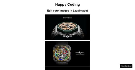 Lazy Image Reactjs Examples Codesandbox