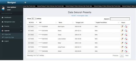 Contoh Aplikasi Export Excel Dengan PHP