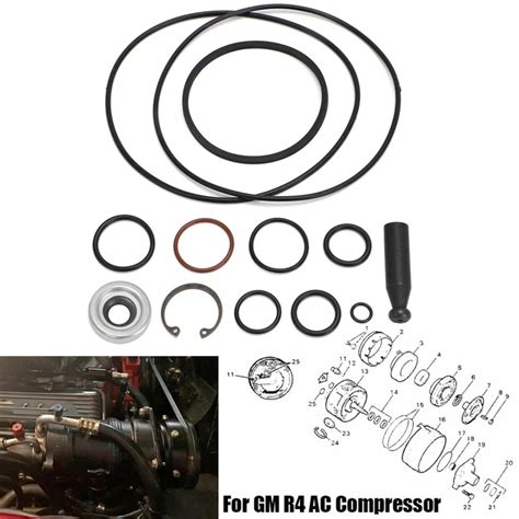 For Gm R4 Ac Compressor Reseal Kit Shaft Seal Install Tool 14mm Shaft Protector £34 79 Picclick Uk