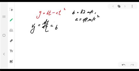A Model Rocket Is Launched Straight Upward Its Altitude Y As A Function Of Time Is Given By Y B