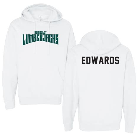 Andrew Edwards Cal Poly Humboldt Wrestling White Classic Hoodie