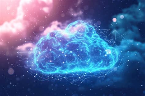 Premium Photo Cloud Computing Technology Conceptcloud Computing And