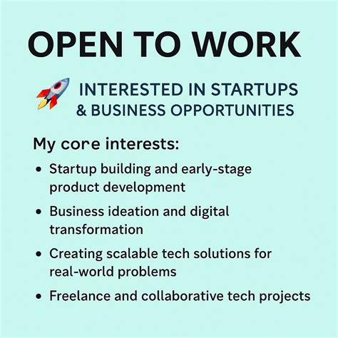 Opentowork Startupopportunities Businessdevelopment