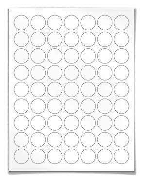 Free Blank Round Label Template Download Circle Labels Template