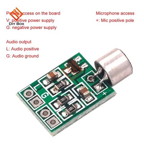 Mini Microphone Amplifier Module Circuit Board Amplifier Microphone Accessorie Electronic