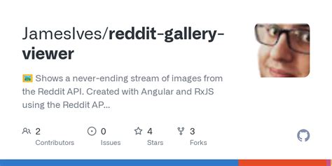 GitHub JamesIves Reddit Gallery Viewer Shows A Never Ending