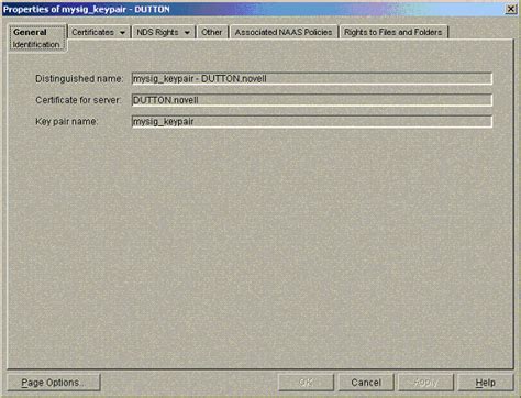 Novell Documentation Saml Extension For Novell Ichain Exporting A Signing Key Pair