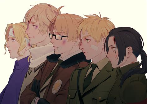 America United Kingdom China Russia And France Axis Powers Hetalia