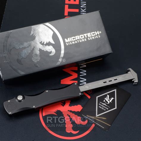 Rtg Parts Microtech Marfione Select Halo Iv Single Action Auto Black