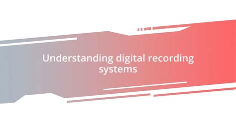 My Thoughts On Digital Vs Analog Recording Uk