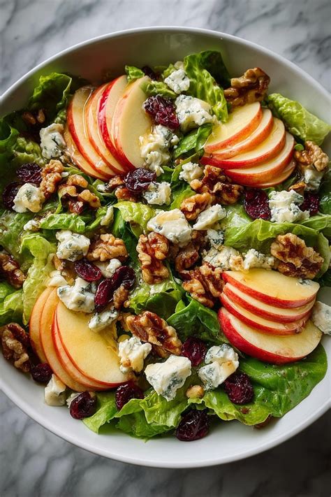 Fresh Honeycrisp Apple And Feta Salad Foodiffy