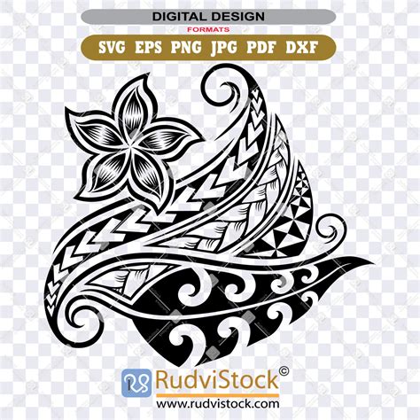 400 Polynesian Tribal Pattern Svg And Png Digital Download Rudvistock