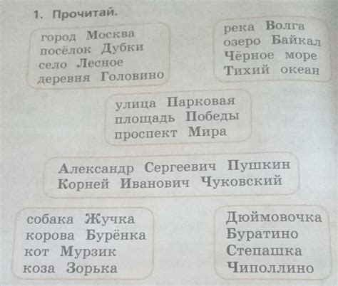 прочитай слова написанные с заглавной буквы что они обозначают попробуй вывести правило какие