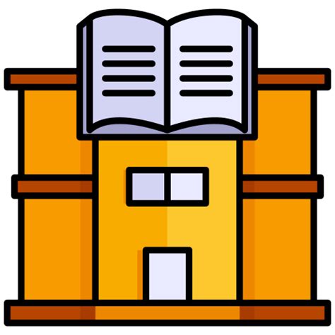 Library Generic Color Lineal Color Icon