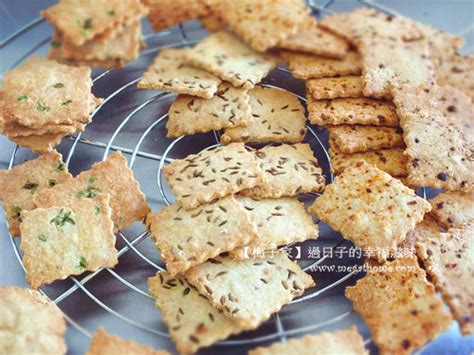 【梅子家】，過日子的幸福滋味 低糖。低澱粉烘培 高纖香料鹹餅乾