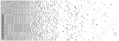 Binary Code Digital Technology Data Sorting From Chaos To System Artificial Intelligencebig