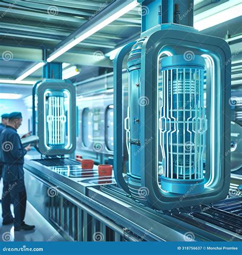 Engineers Calibrating High Tech Water Purification Systems Clean Lines Bright Environment