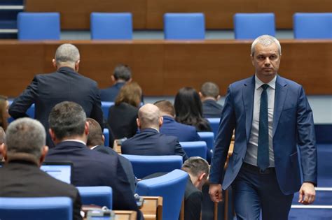 Възраждане внесе вота на недоверие към кабинета Желязков България Vesti Bg