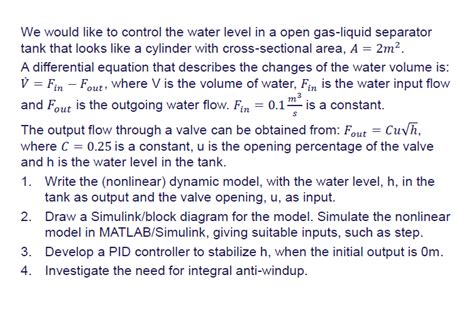 Solved I Need Help With Question 2 Draw A Simulinkblock