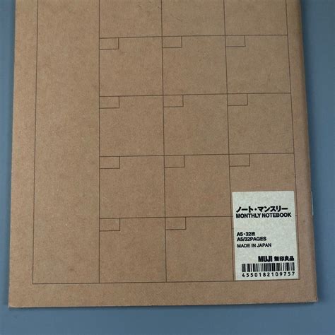 Muji Monthly Notebook Hobbies And Toys Stationary And Craft Other