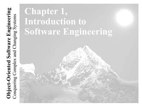 PPT Chapter Introduction To Software Engineering PowerPoint Presentation ID