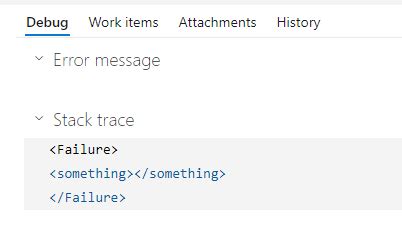 Testing Azure Devops Publishtestresults Not Displaying Spaces At New Lines In Junit Xml