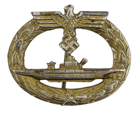 German Wwii Kriegsmarine U Boat Badge Auction