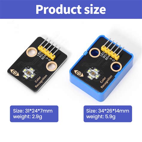 Keyestudio Diy Programmable Electronic Building Blocks Optional Without Tcs34725 Color Sensor