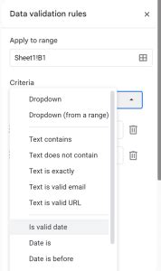 How To Insert A Date Picker In Google Sheets With Example